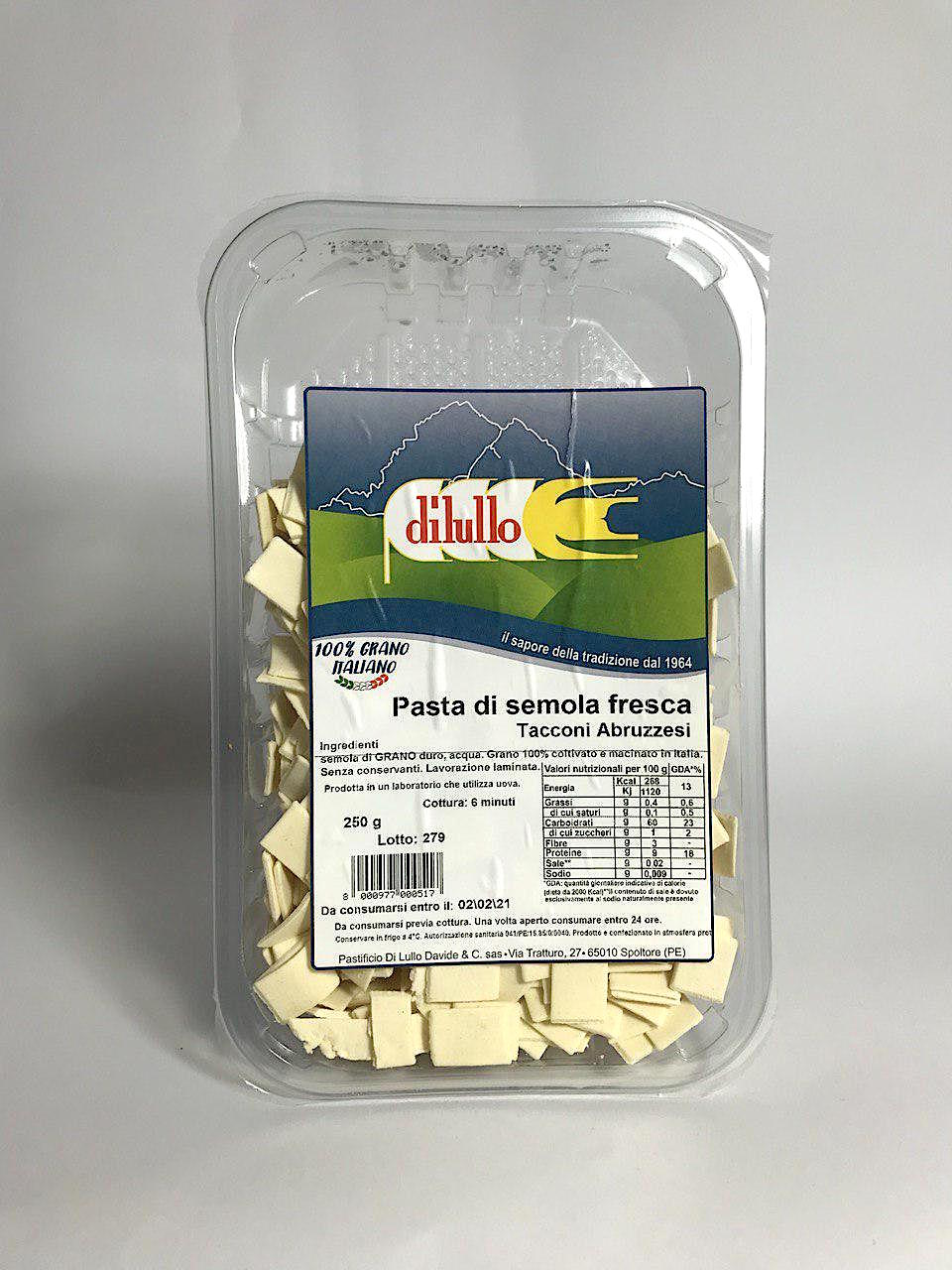 Tacconi abruzzesi - Pasta Fresca